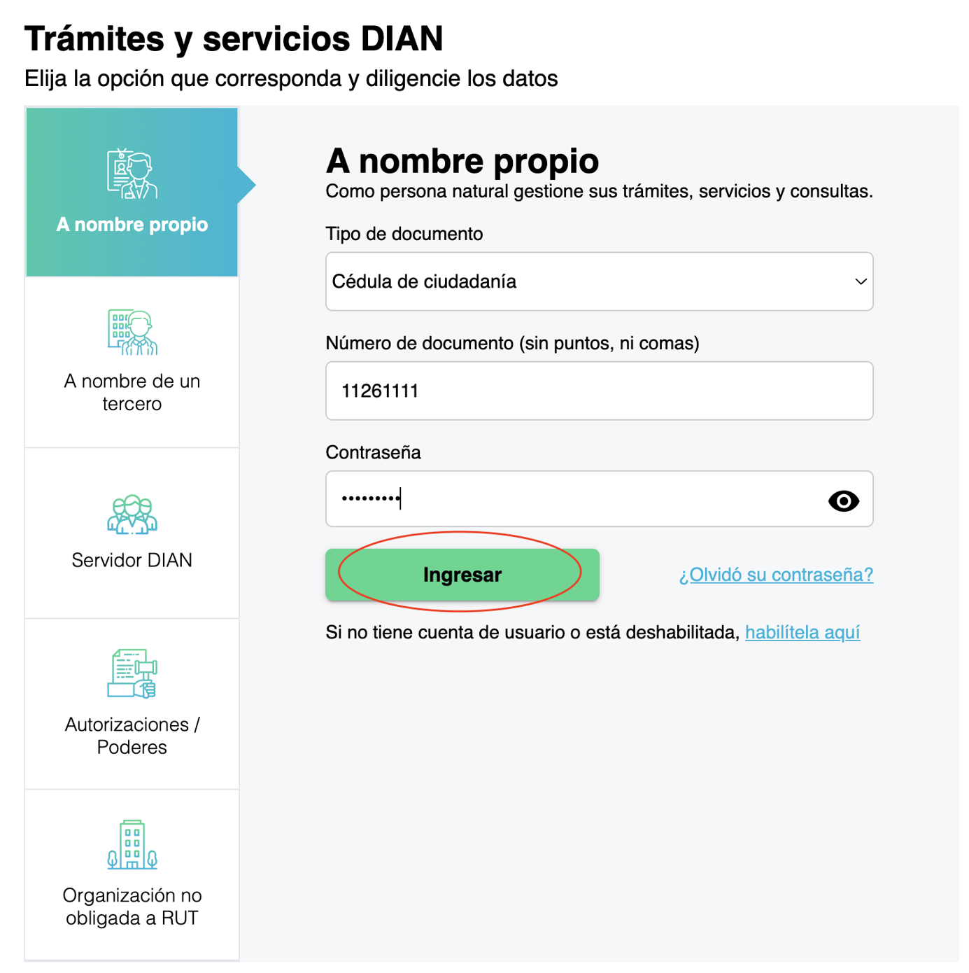 Cómo descargar el RUT desde el portal de la DIAN