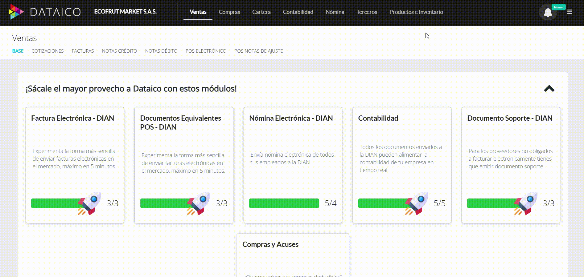 ¿Qué son las plantillas de importación en Dataico y cómo encontrarlas?