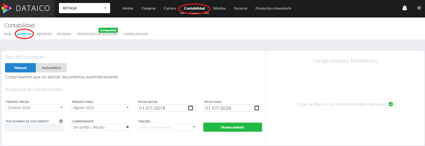 Guía para copiar un comprobante contable