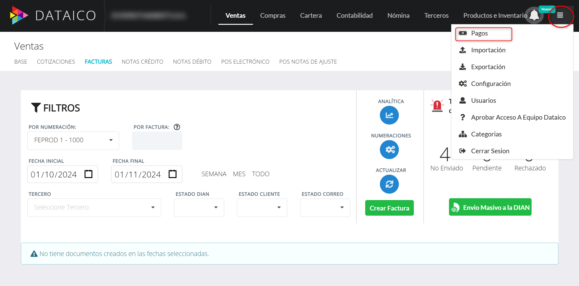 ¿Cómo realizar el pago de tu suscripción en Dataico?