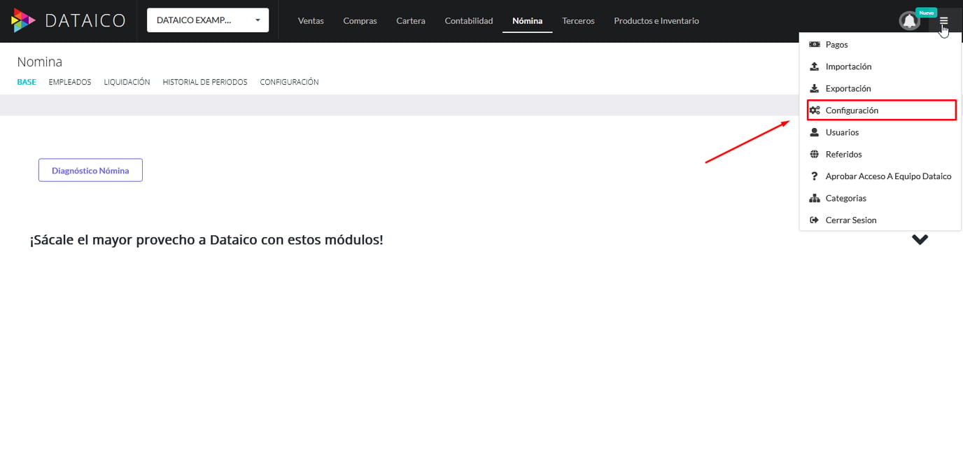 Documentación Técnica de la API de DATAICO NÓMINA ELECTRÓNICA