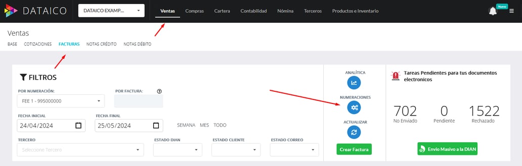Documentación Técnica de la API de DATAICO FACTURA ELECTRÓNICA