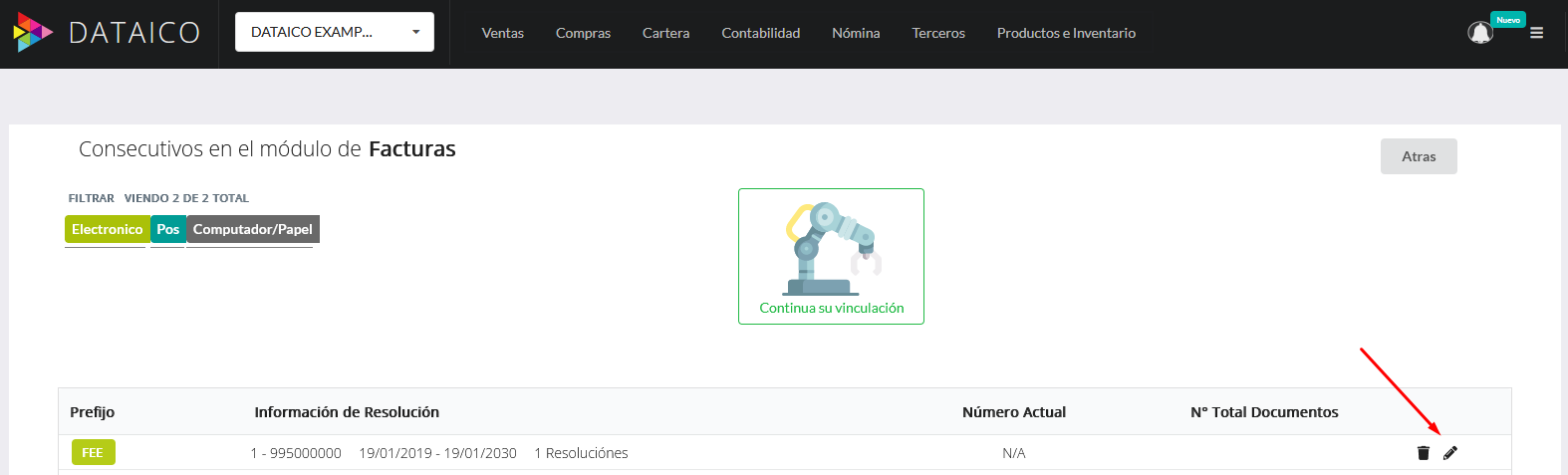 Documentación Técnica de la API de DATAICO FACTURA ELECTRÓNICA