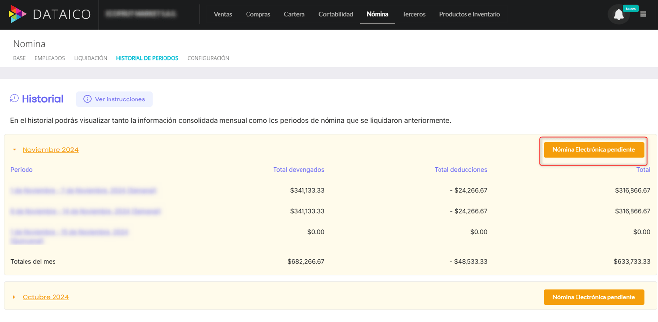 Cómo realizar una nota de reemplazo en Nómina