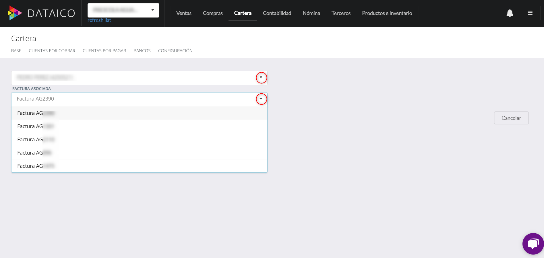 ¿Cómo Crear una Cuenta por Cobrar (CXC) o Cuenta por Pagar (CXP) manualmente en Dataico?