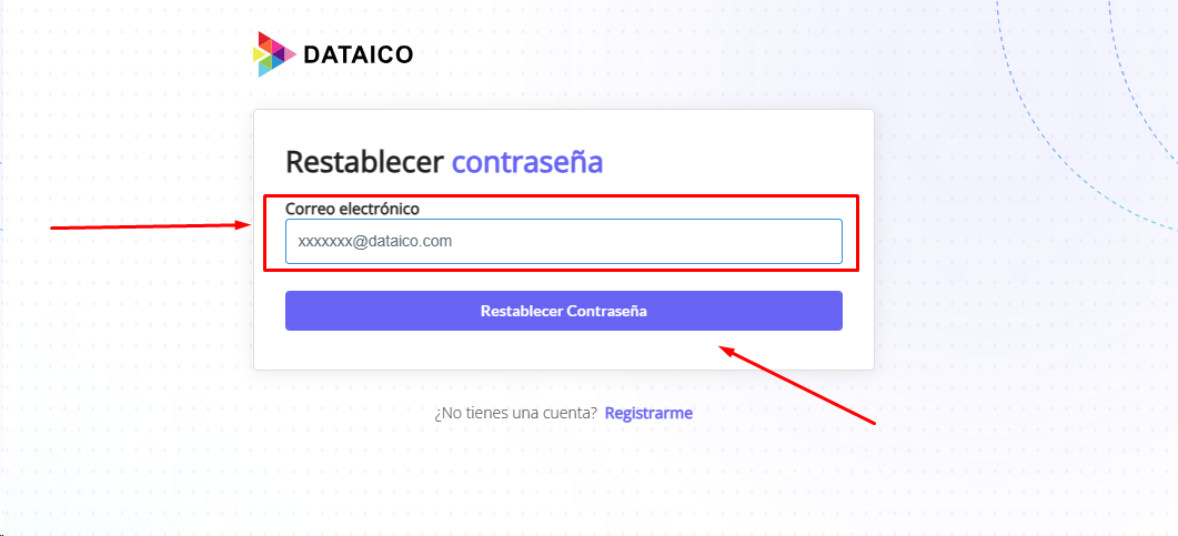¿Cómo cambiar o restablecer la contraseña en Dataico?