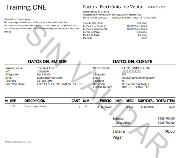 ¿Cómo realizar una factura electrónica en Dataico?